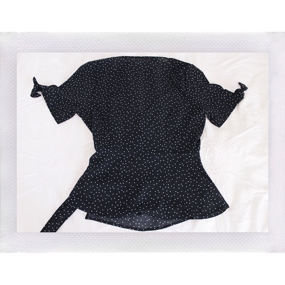 Atmosphere | Tops | Atmosphere Polka Dot Wrap Top | Poshmark